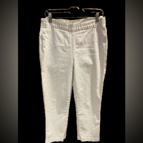 Miraclebody | Pants & Jumpsuits | Miracle Body White Crop Pants Size 2 ...